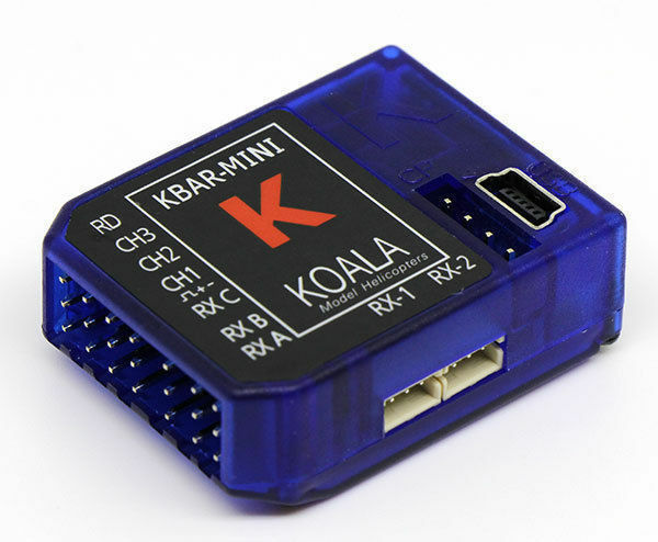 Mini K-bar Rc Helicopter Gyro 3-axis w/ o Governor for Flybarless Elec ...