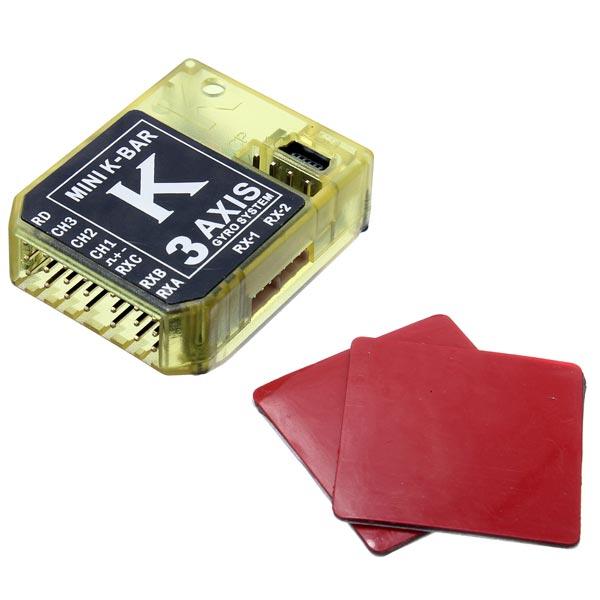 Mini K-bar Rc Helicopter Gyro 3-axis w/ o Governor for Flybarless Elec ...